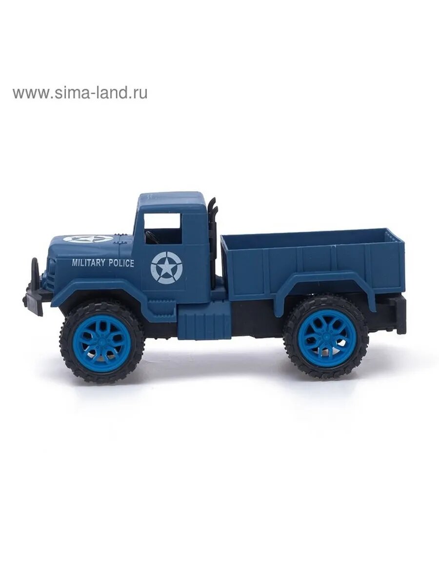 Инерционный военный грузовик для детей