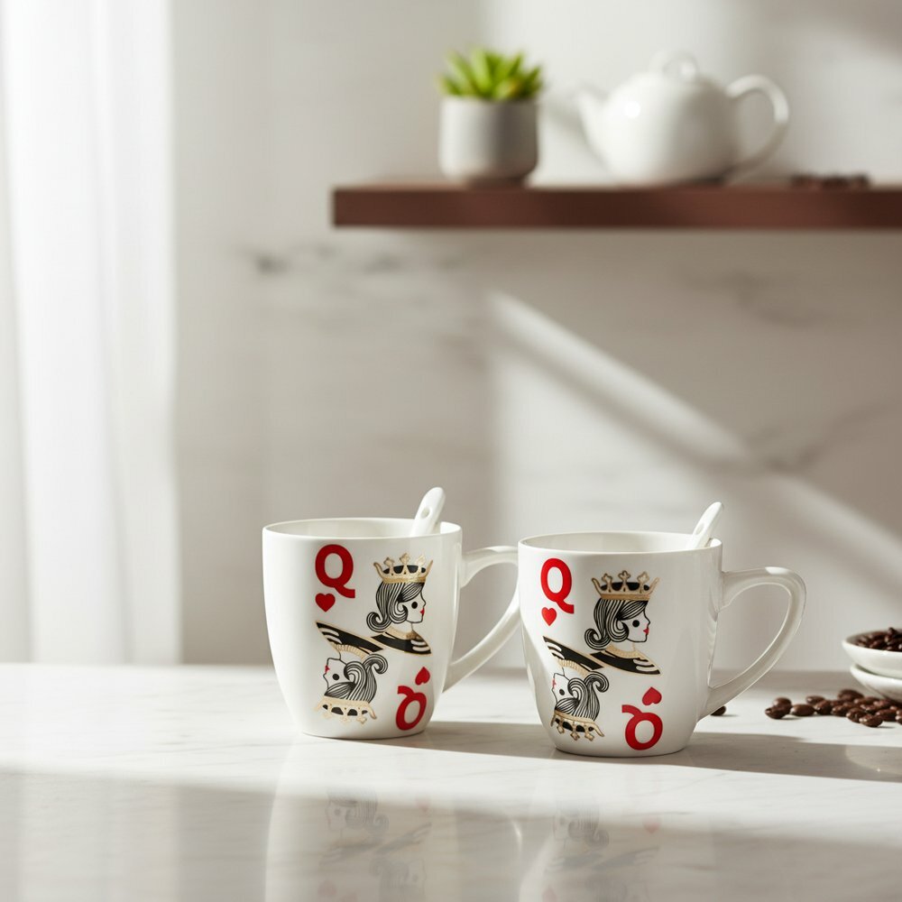 Н-р из 2-х кружек в подарочной коробке Королевская игра MUG-206/4 Art East Россия Фарфор