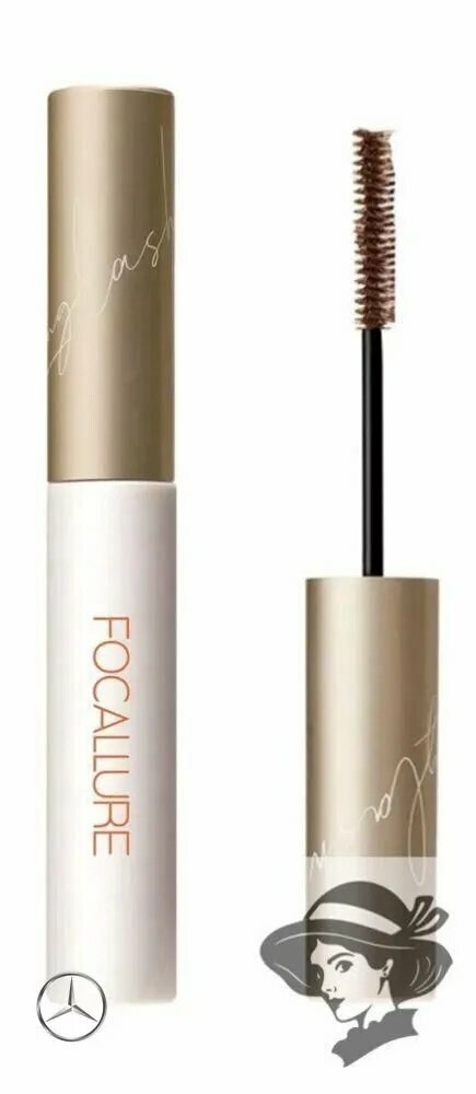 FOCALLURE Тушь для ресниц термостойкая Longlash Waterproof Mascara, 6 г, 02 Коричневый