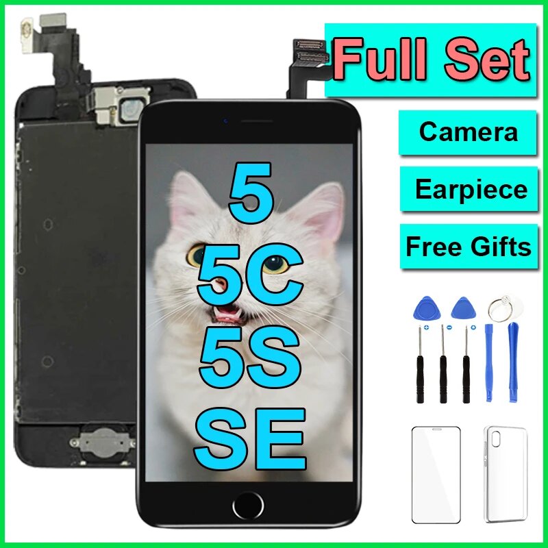 Дисплей для iPhone 5/5C/5S/SE 2016, SE White Full Set