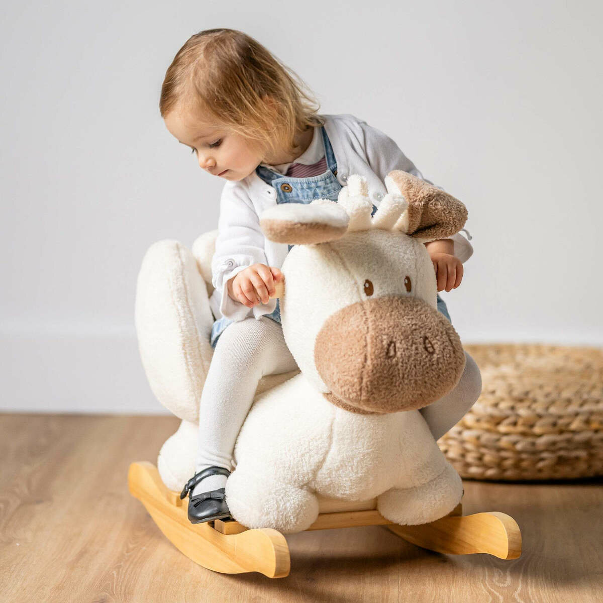 Качалка детская Nattou TEDDY Ослик ecru 544092