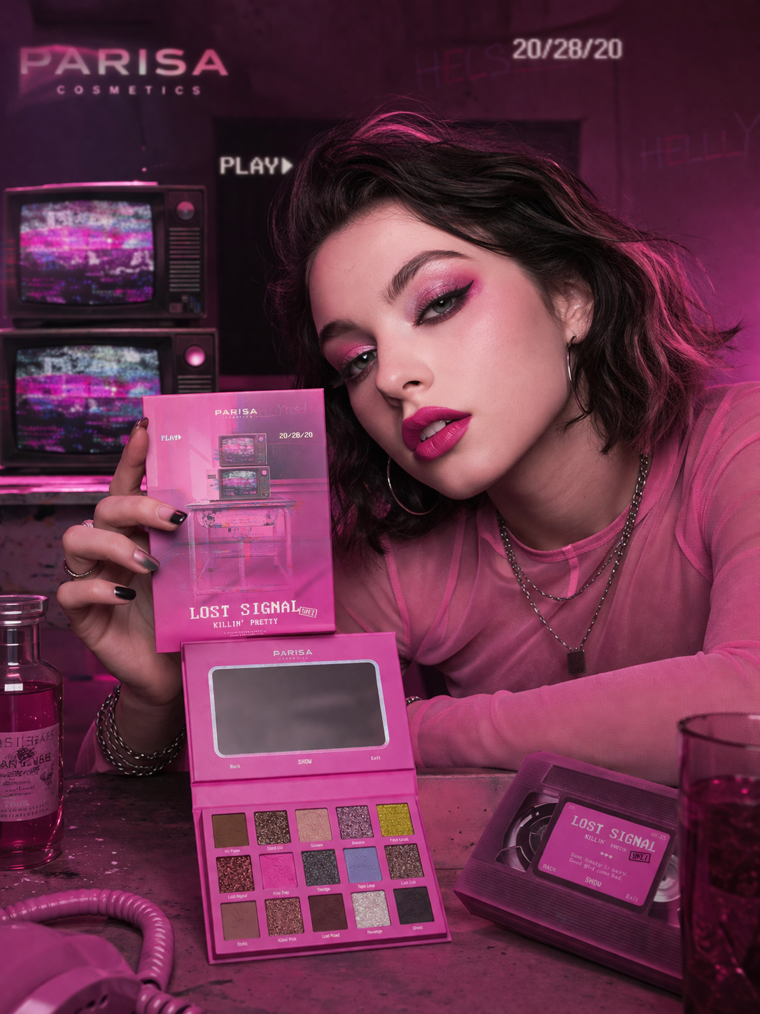 Parisa Палетка теней для век 15 оттенков Lost signal killin' pretty C2315-2