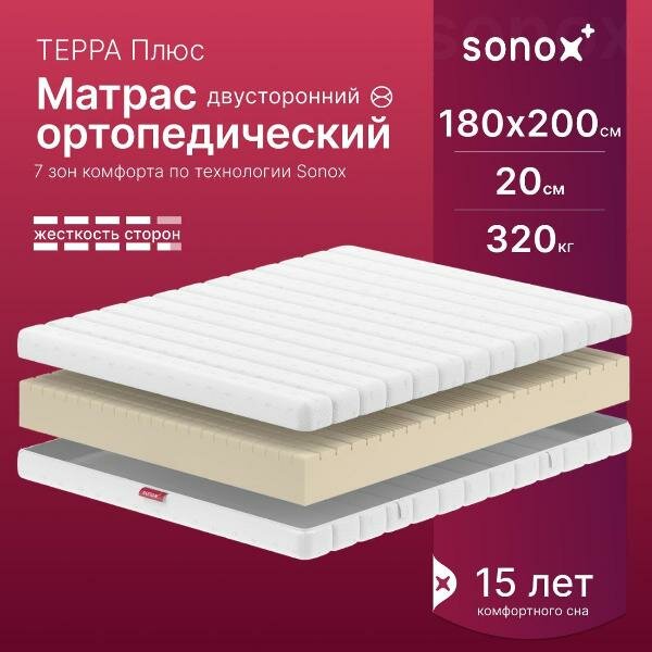 Матрас SONOX терра Плюс 180х200