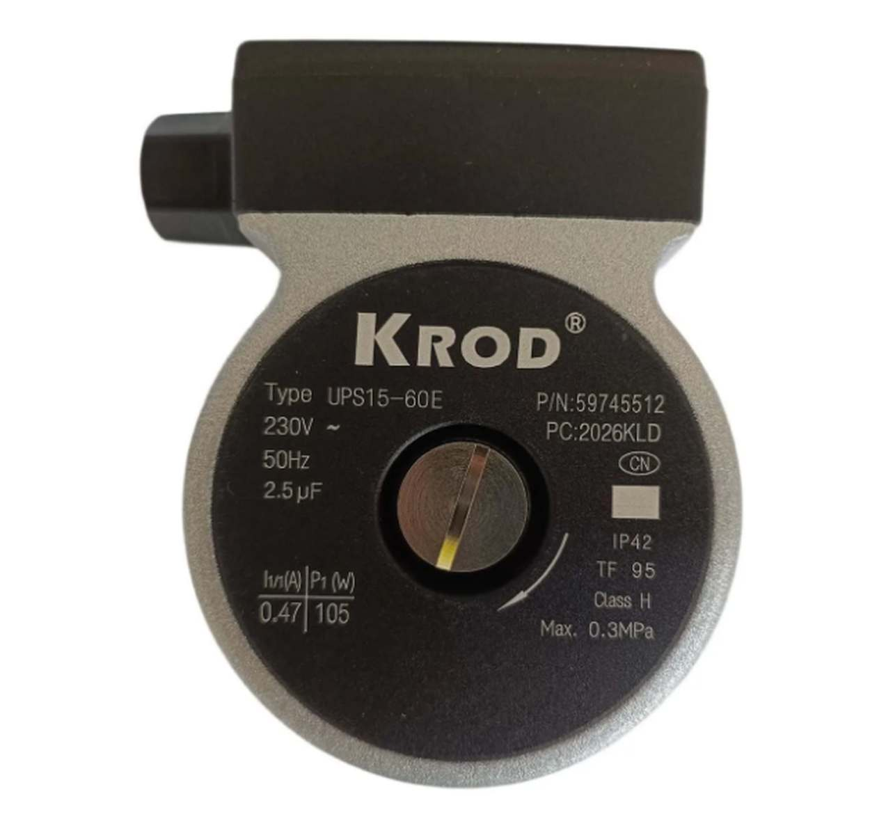 Насос (двигатель) циркуляционный KROD UPS12/6-3C для котлов Ferroli 398001738