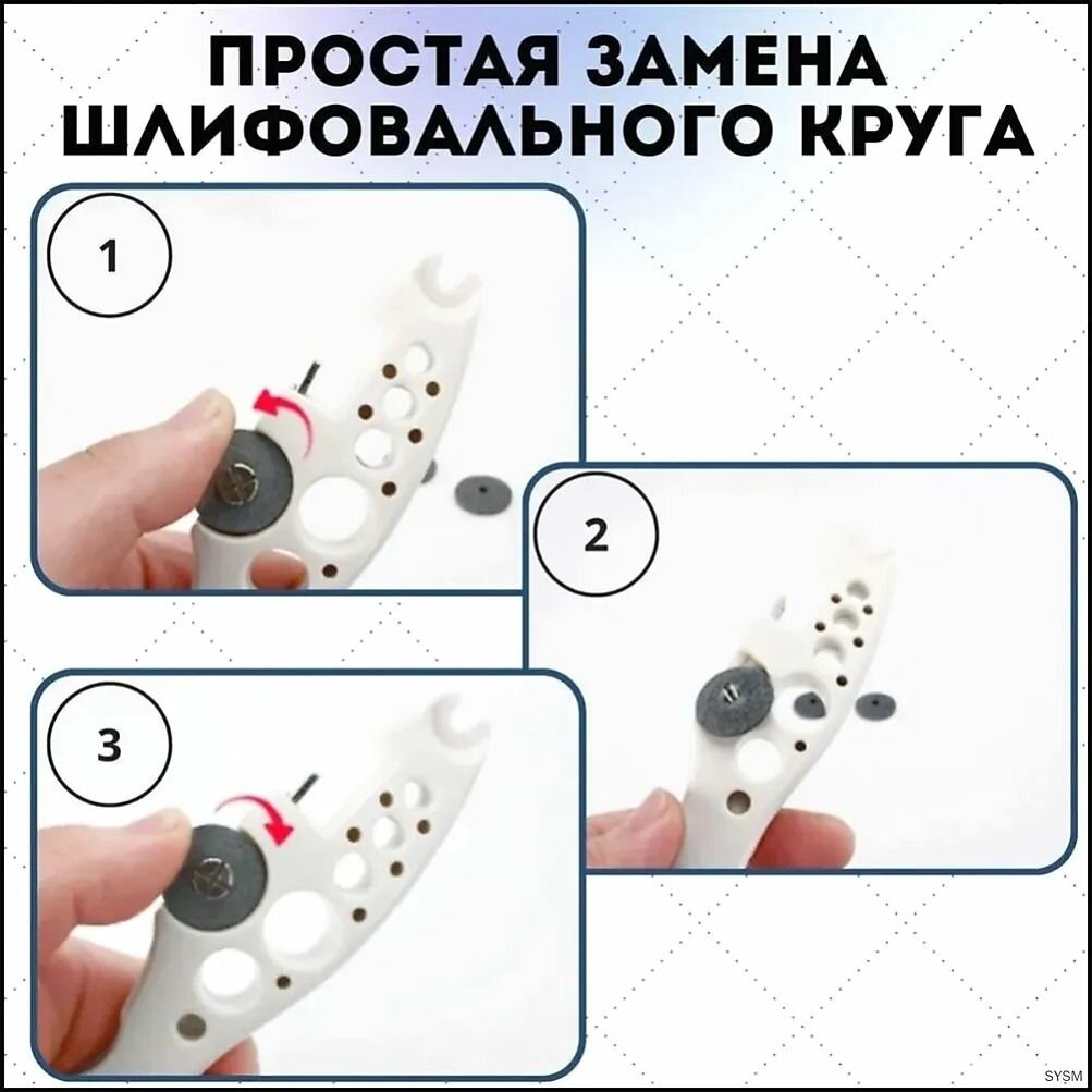 Медсестра режет ампулу маленьким шлифовальным дискомроторасширитель 1 шт — фото 1