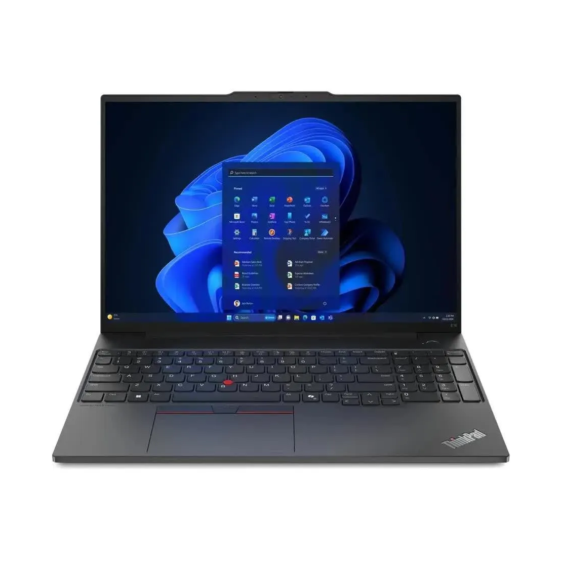 Ноутбук Lenovo ThinkPad E16 G2 16"WUXGA; IPS/Ryzen 5 7535HS/16GB/SSD 512GB/Win11pro/черный