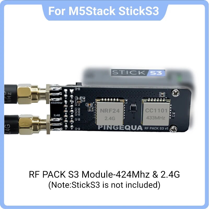 Джкд Пингеака RF Pack S3 для M5Stack StickS3 With 3D Printed Case — фото 1