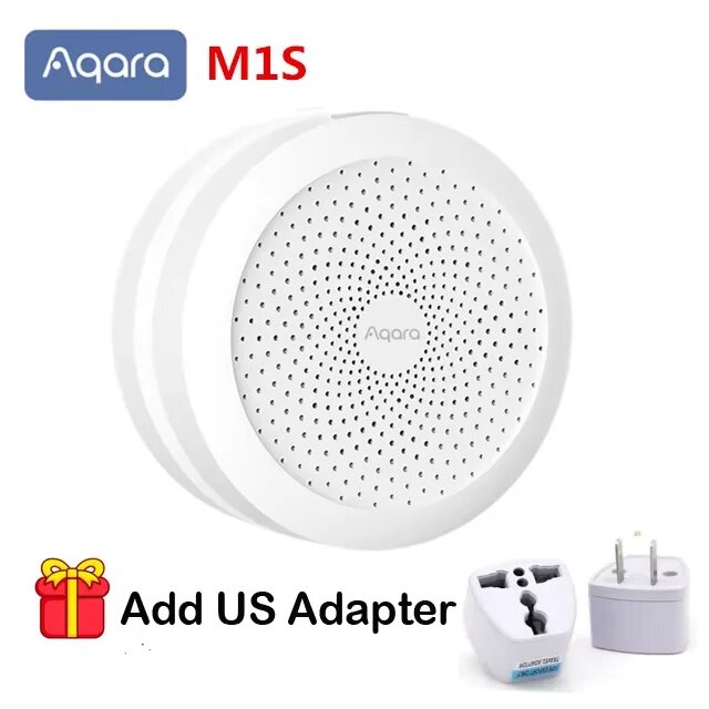 Комплекты умного дома Aqara Zigbee Gateway Hub M1S беспроводной выключатель лампа дверной датчик движения датчик температуры для Mihome Homekit-Gateway add us plug