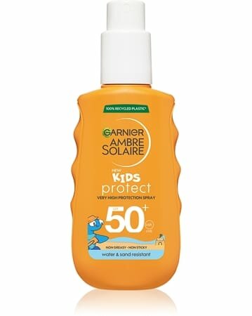 Средство солнцезащитное Garnier Ambre Solaire Kids, спрей, 150 мл, SPF 50+