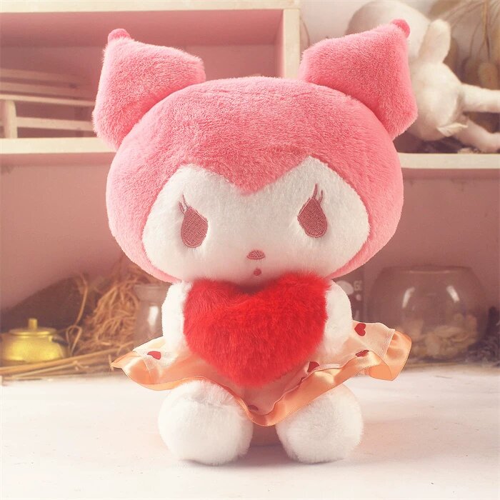 Новая плюшевая игрушка в японском стиле от Miniso: радужная кукла Cinnamoroll и маленькая белая собачка My Melody.