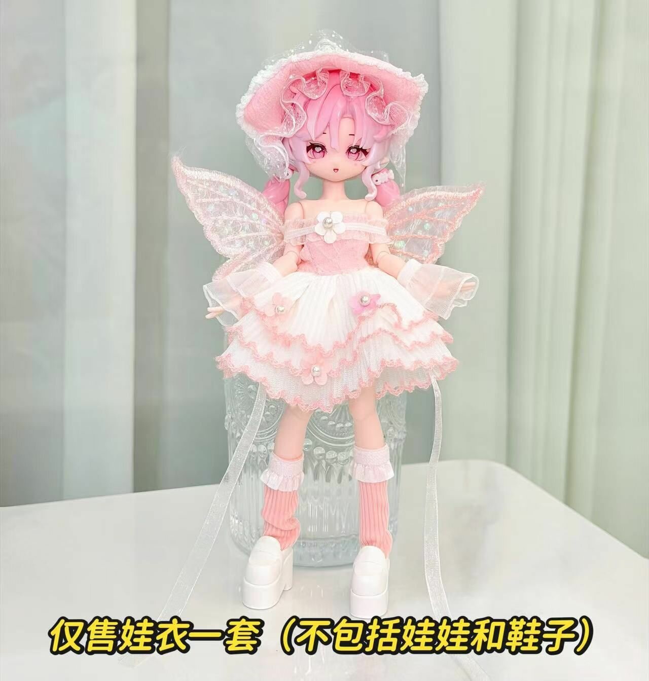 Одежда для кукол BJD OB11, платье горничной, весна-лето, для 1/8 и 1/12 кукол, тело Аси, 11 17 см