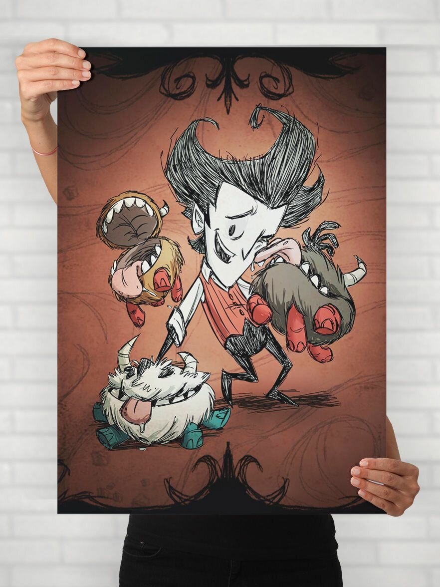 Плакат на стену для интерьера Донт Старв (Dont Starve 12) - Постер по игре формата A1 (61x84 см)