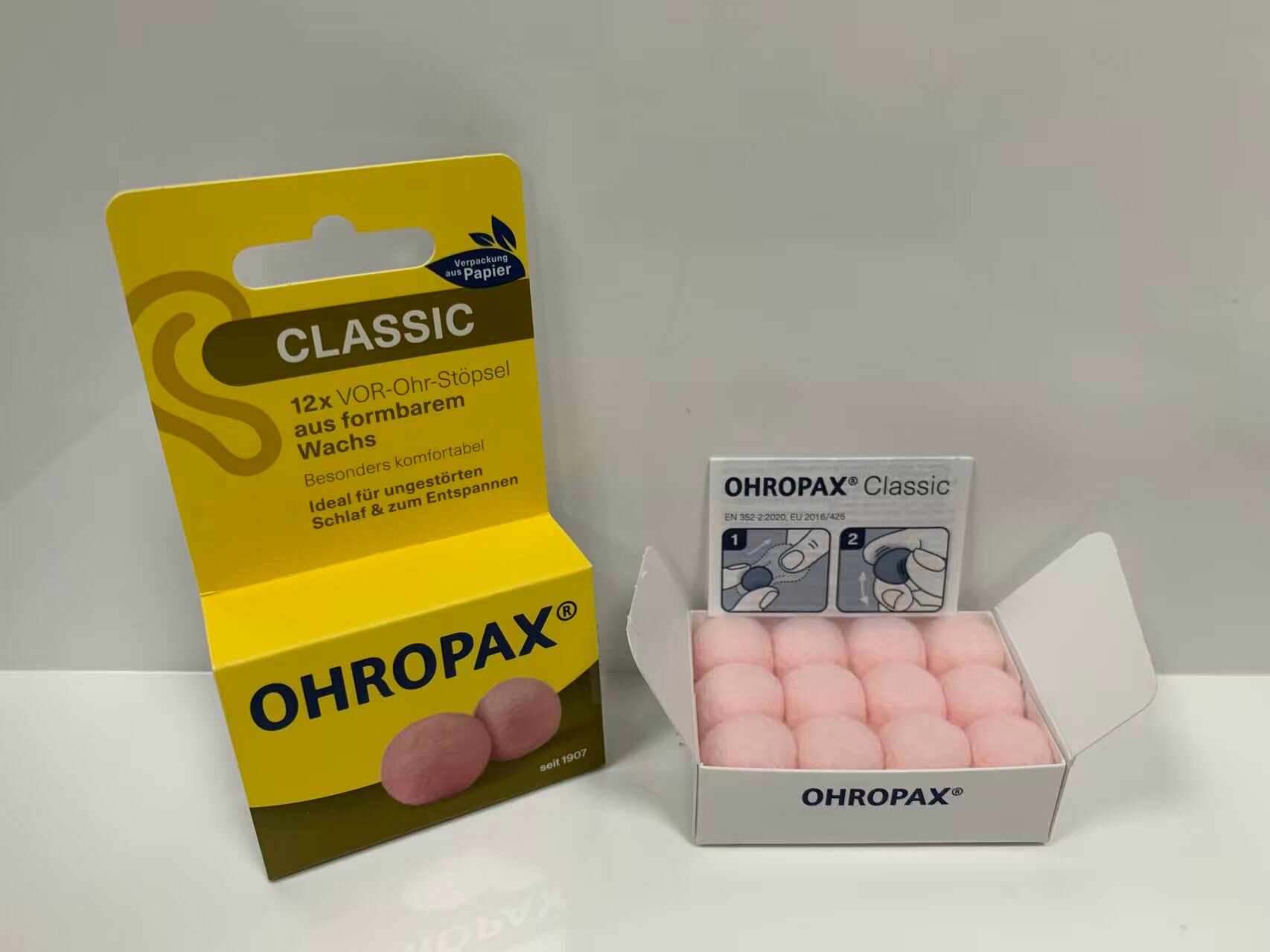 Беруши OHROPAX Classic (восковые, 12 шт.)