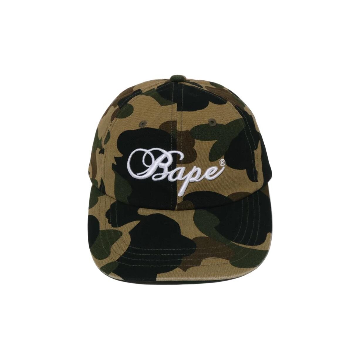 Бейсболка A BATHING APE для женщин, размер Ф, зеленый/желтый — фото 1