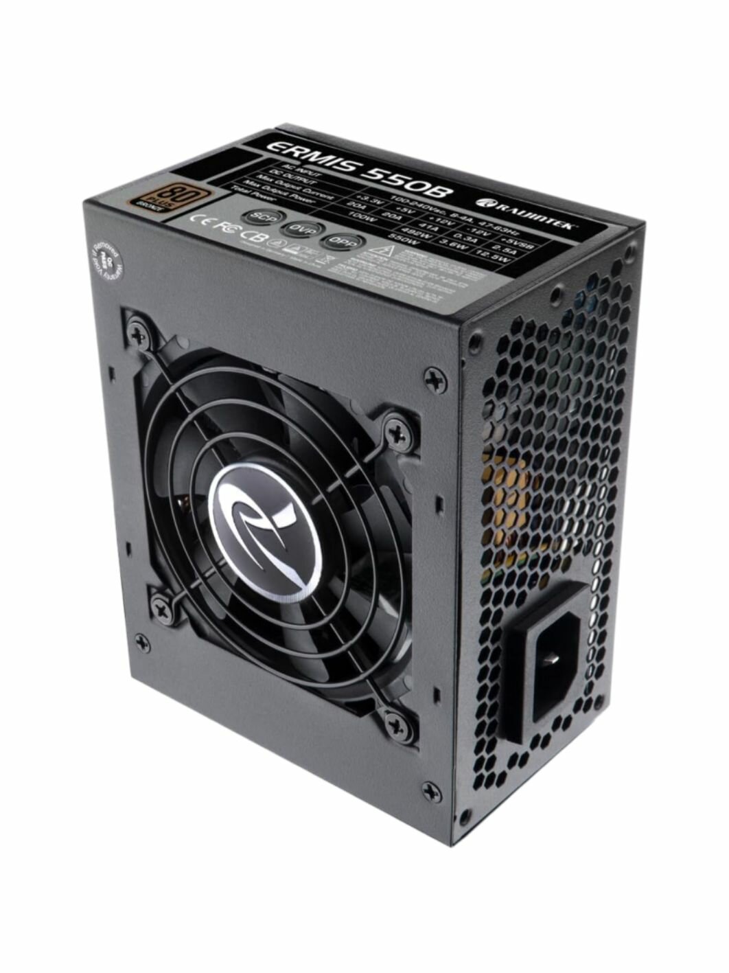 Блок питания для ПК RAIJINTEK ERMIS 550B 550W 80+ Bronze (0R30B00002)