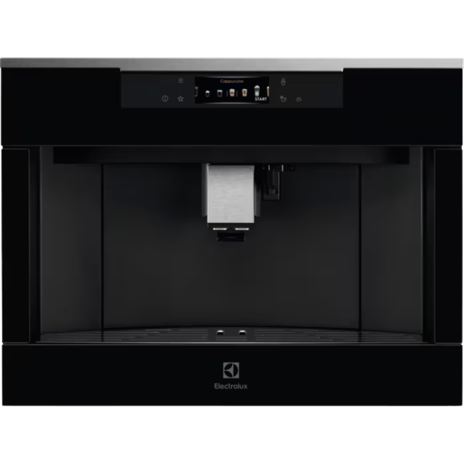 Electrolux KBC85X Встраиваемая кофемашина ELECTROLUX/ Кофе-машина автоматическая, сенсорное управление, цвет нержавеюща