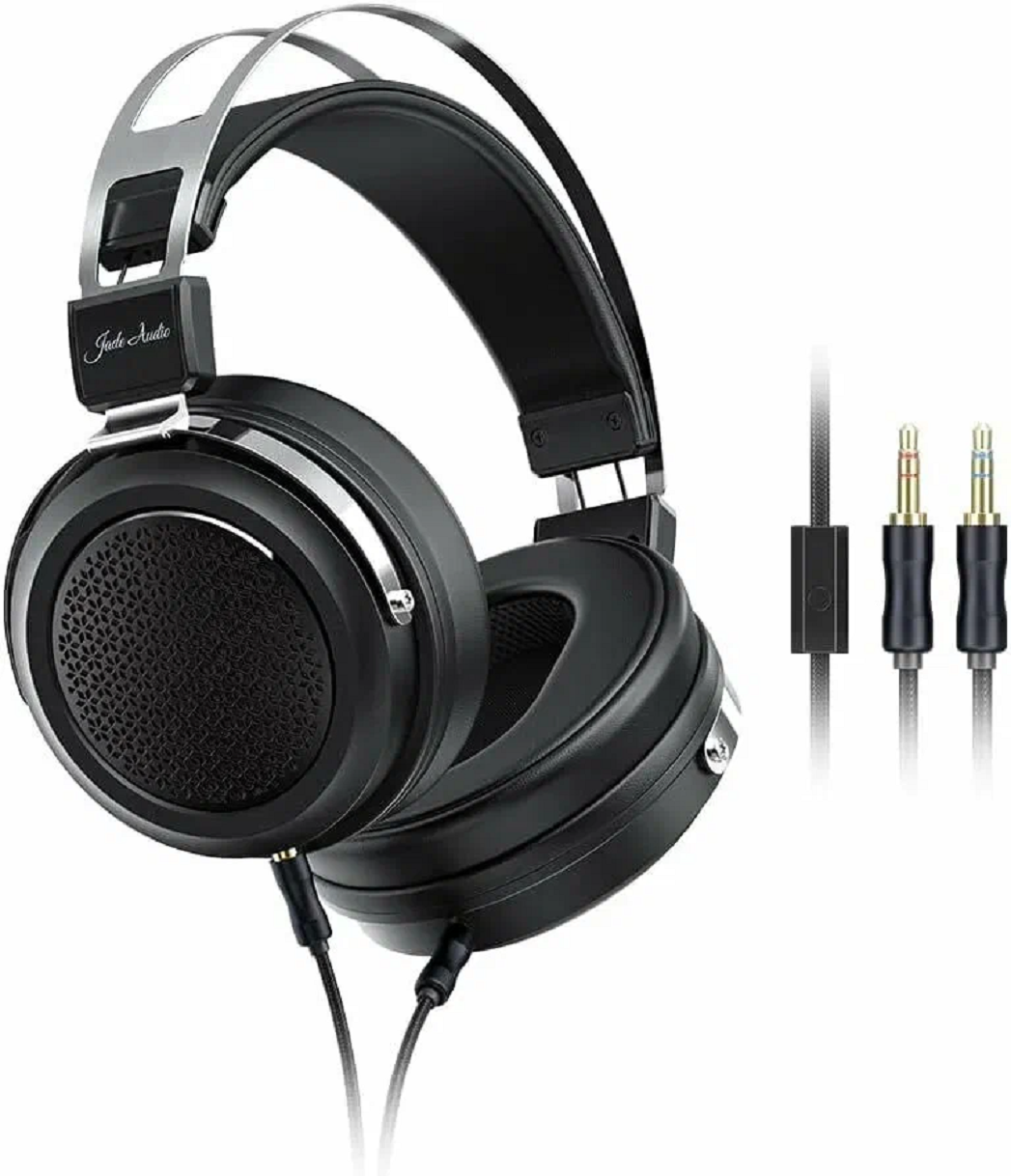 FiiO JT1 Студийные наушники 3,5 мм для записи игр с микрофоном, 50-миллиметровыми диафрагменным драйвером, звук Hi Fi