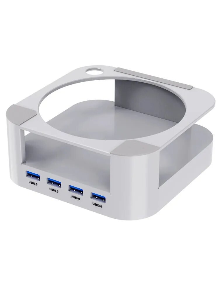 USB 3.0 Hub для Mac Mini M4/M4 Pro с разъемами Type - C и USB - A, для ноутбуков и аксессуаров ПК