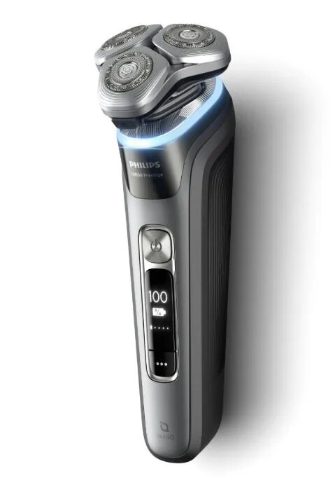 Электробритва Philips XP9202/10 i9000 Prestige с системой бритья Triple Action Lift&Cut и компактной головкой с 360° Precision Flexing для влажного и сухого бритья с технологией SkinIQ