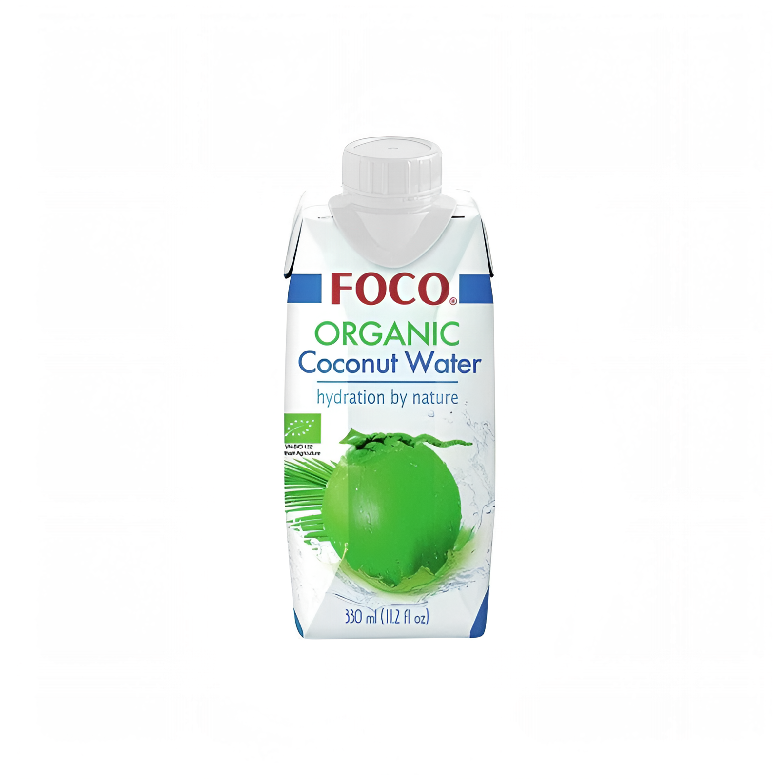 Кокосовая вода "FOCO", органическая, без сахара, 100%, 330мл