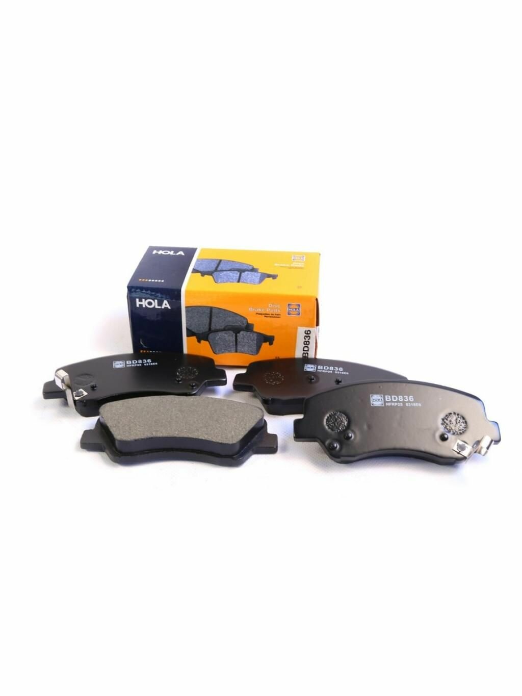 Тормозные колодки передний HOLA BD836 HYUNDAI Solaris, Solaris 2017-, i20 KIA Rio III/IV, Picanto (TA)