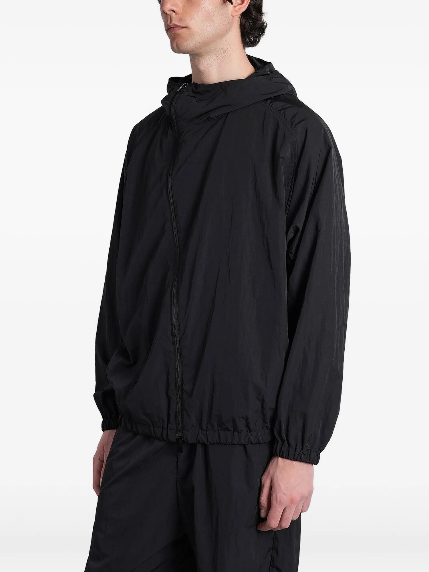 Куртка Attachment Asymmetric-zip hooded jacket, размер 54 — фото 1