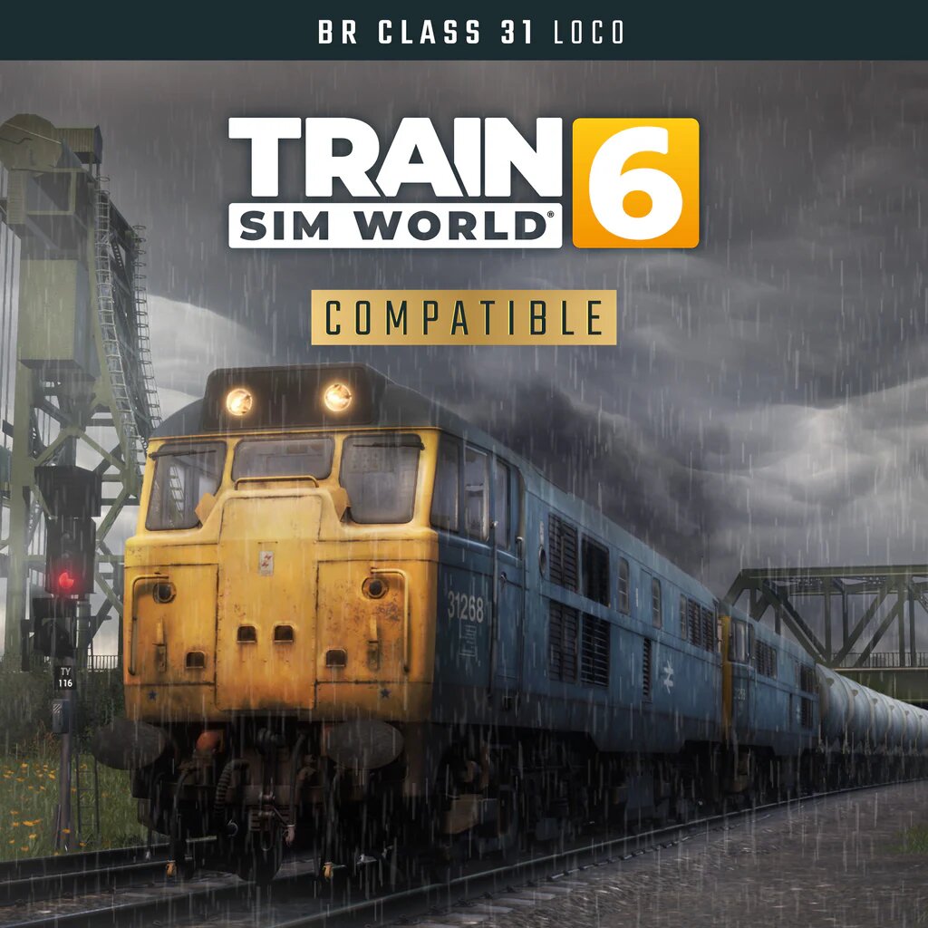 Дополнение Train Sim World 6: BR Class 31, цифровое издание PlayStation 4 и PlayStation 5, регион Турция / код пополнения баланса