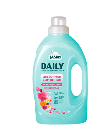 Кондиционер для белья, Lamm DAILY, 900 мл, в ассортименте