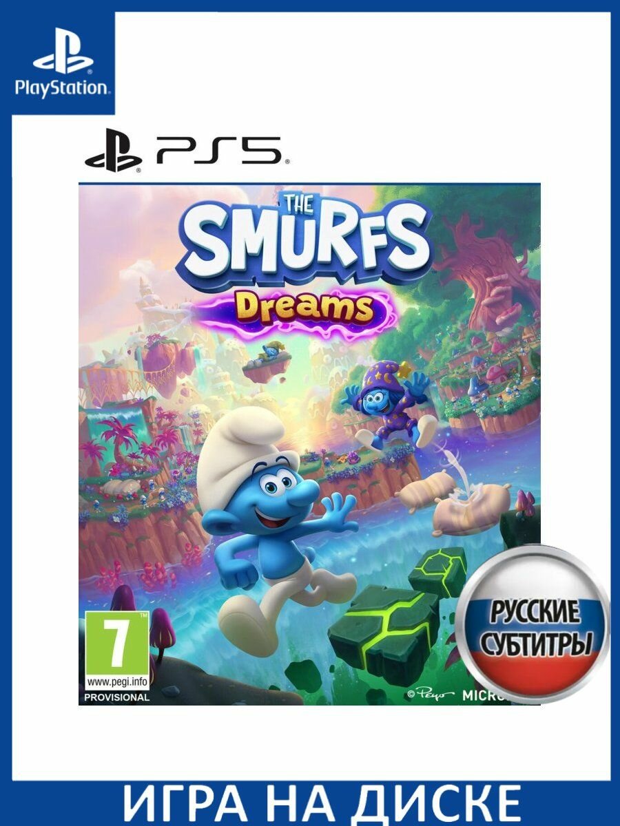 Игра The Smurfs (Смурфики): Мечты (Dreams) PS5 Русская Версия Диск на PlayStation 5