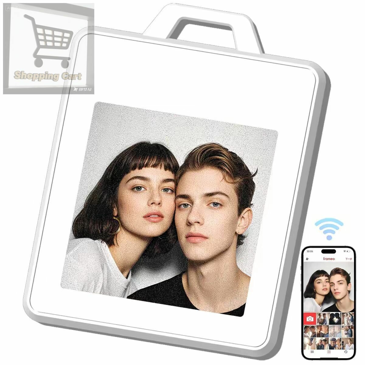 Vidabay 1.54inch NFC color e-ink screen tags/NFC-метки с цветным экраном на электронных чернилах