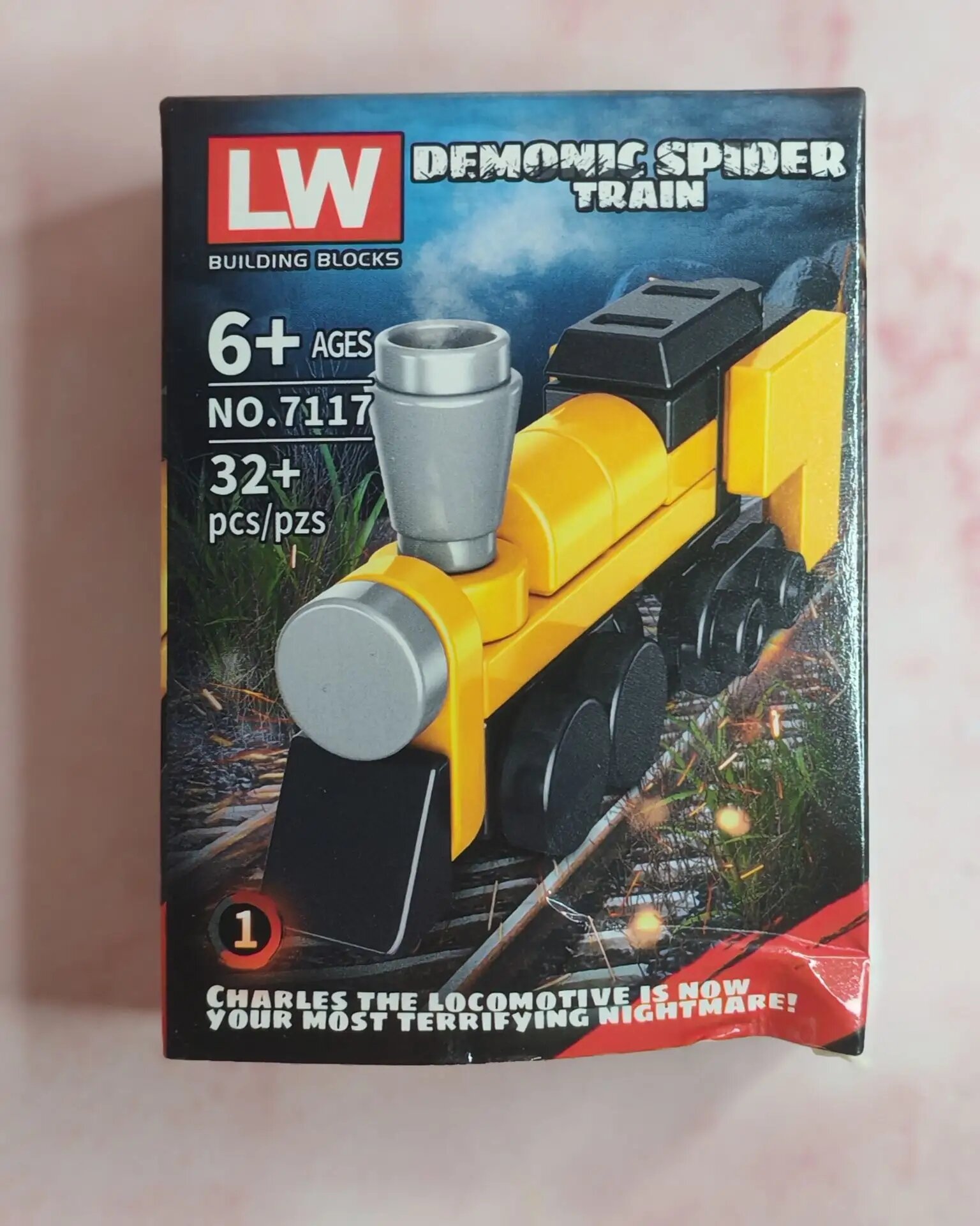 Конструктор(лего) LW Demone spider train No. 7117, 32+ pcs,6 +