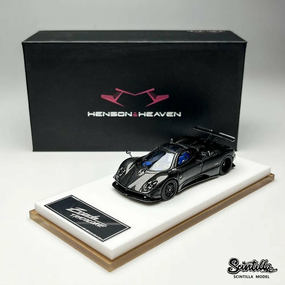 Машинка HH MODEL 1/64 #Pagani Zonda Tricolore Alloy Car Model Collection Gift