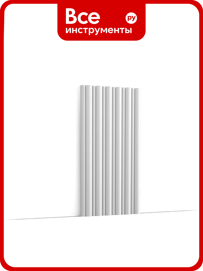 Стеновая панель Oracdecor 3D декоративная FLUTE Orac отделочная влагостойкая WX211