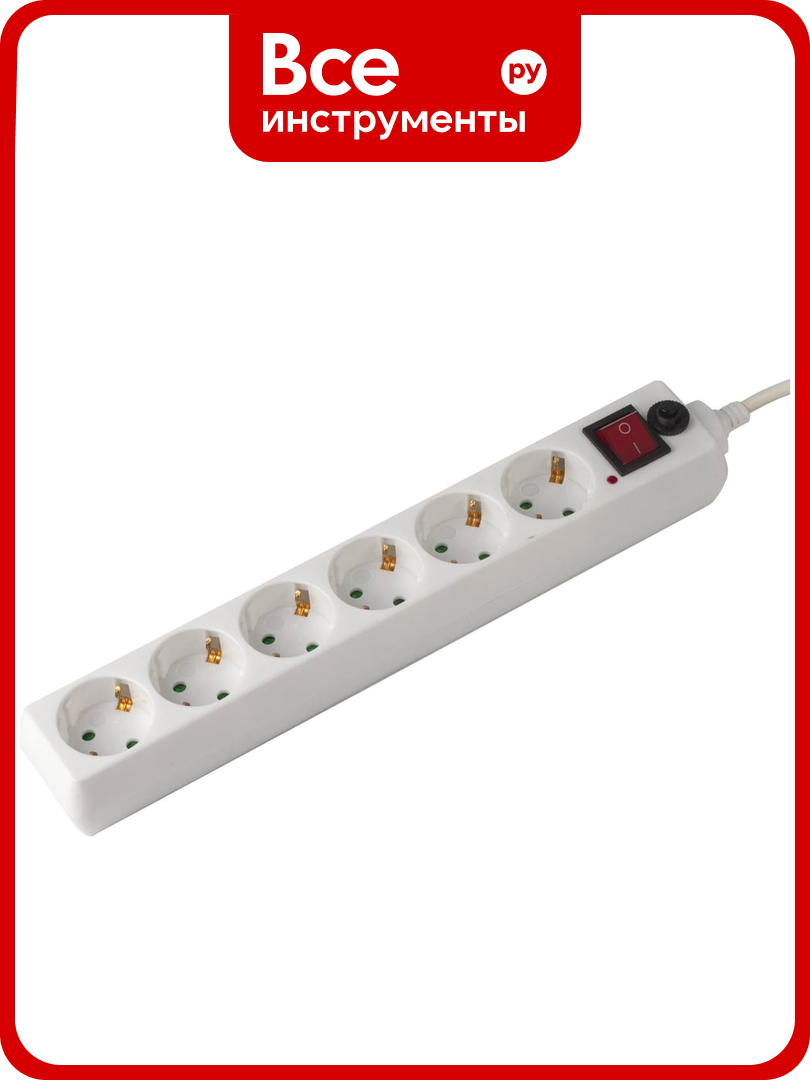 Сетевой фильтр SONNEN U-365, 5 м 511427
