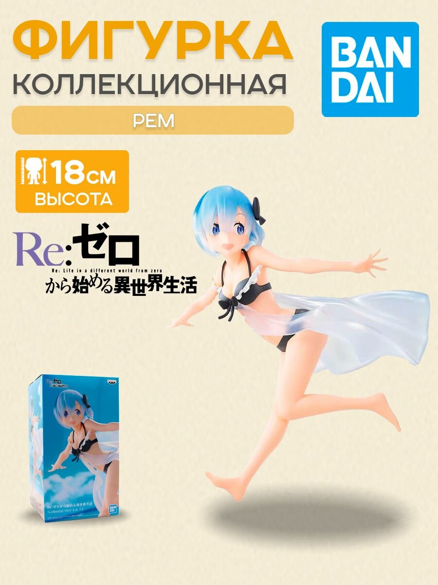 Фигурка Аниме Re: Zero REM Celestial Vivi 18см BP18697P