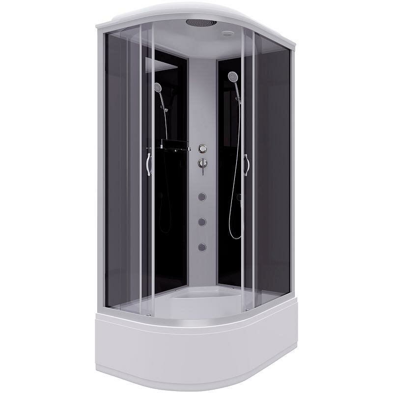 Душевая кабина Niagara Classic 120x80 25101434RG профиль хром, с гидромассажом, правая