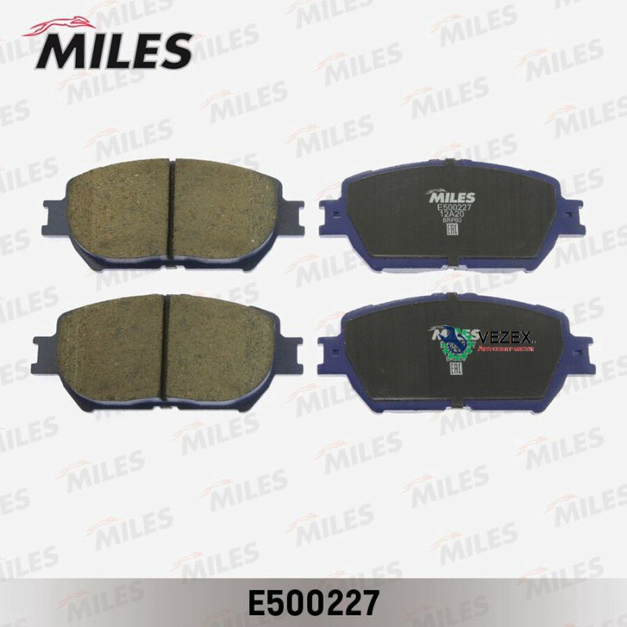 MILES E500227 Колодки тормозные передние (Смесь CERAMIC серия PRO) TOYOTA CAMRY (_V30_) 2.4/3.0 0104 (TRW GDB3314) E500227