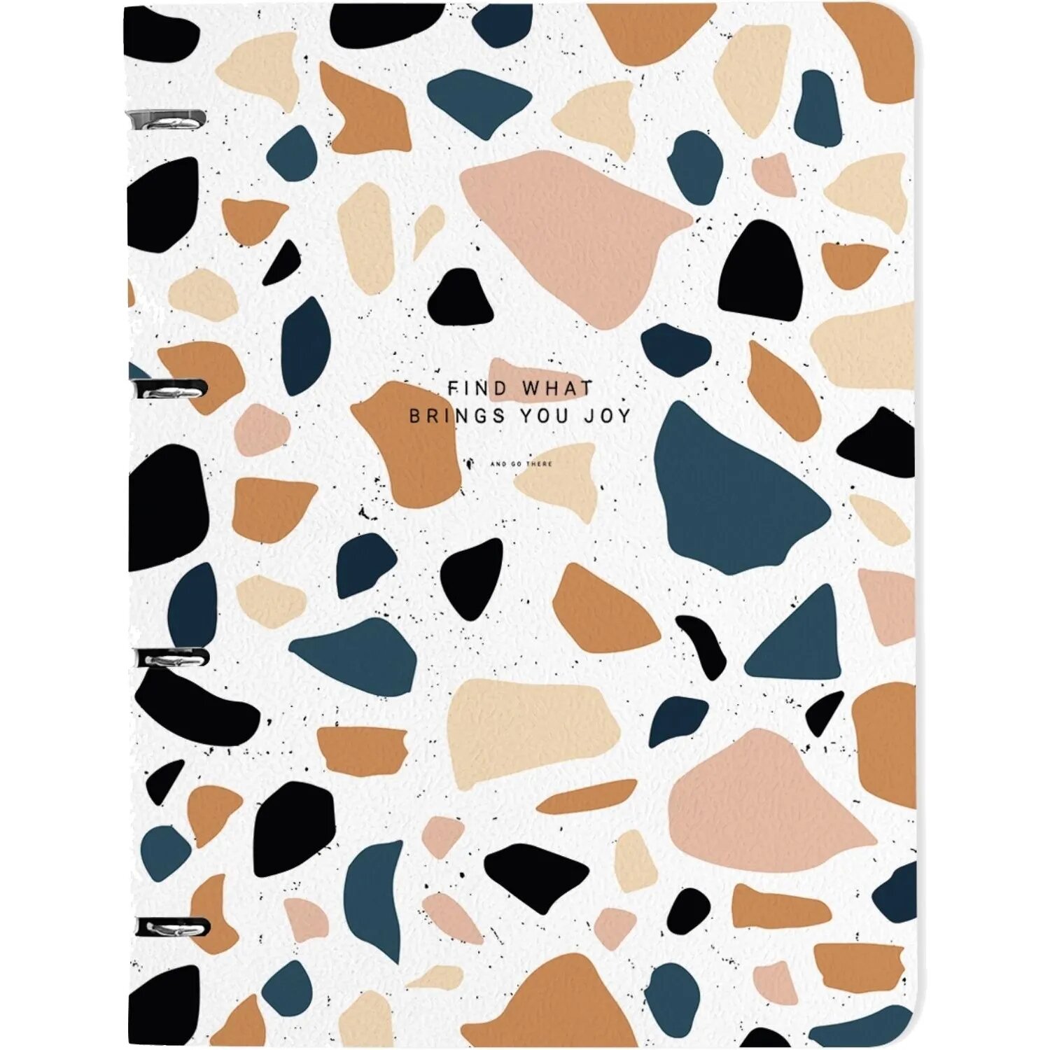 Тетрадь со сменным блоком А4,120 л, Be Smart, Terrazzo, N3760