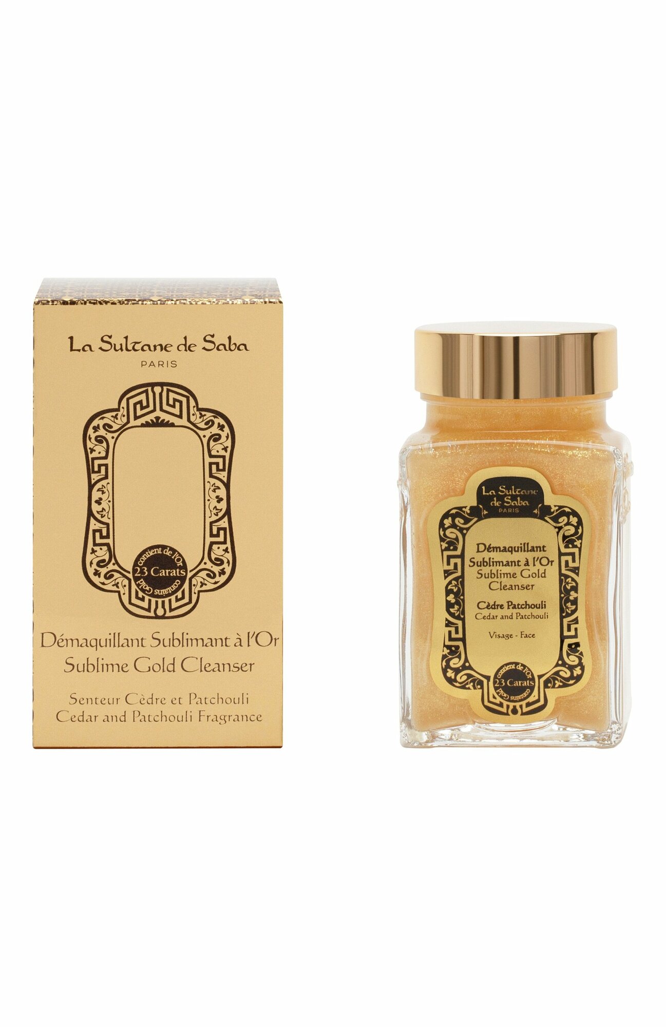 Очищающий гель для лица c ароматом кедра и пачули (100ml) La Sultane de Saba