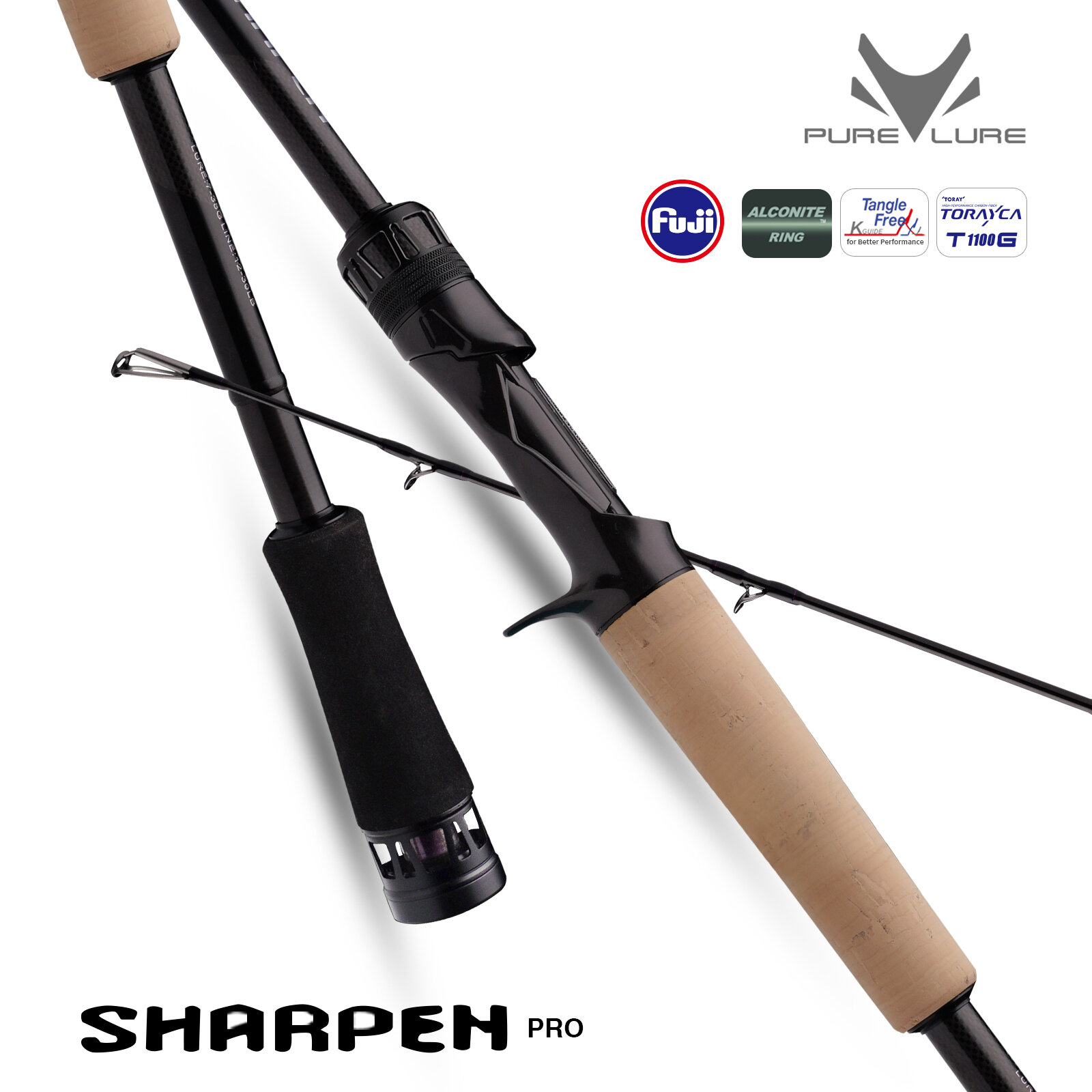 RH PRO-C612XH-XF Кастинг purelure Sharpen Pro рабочая длина: 185см до 32гр