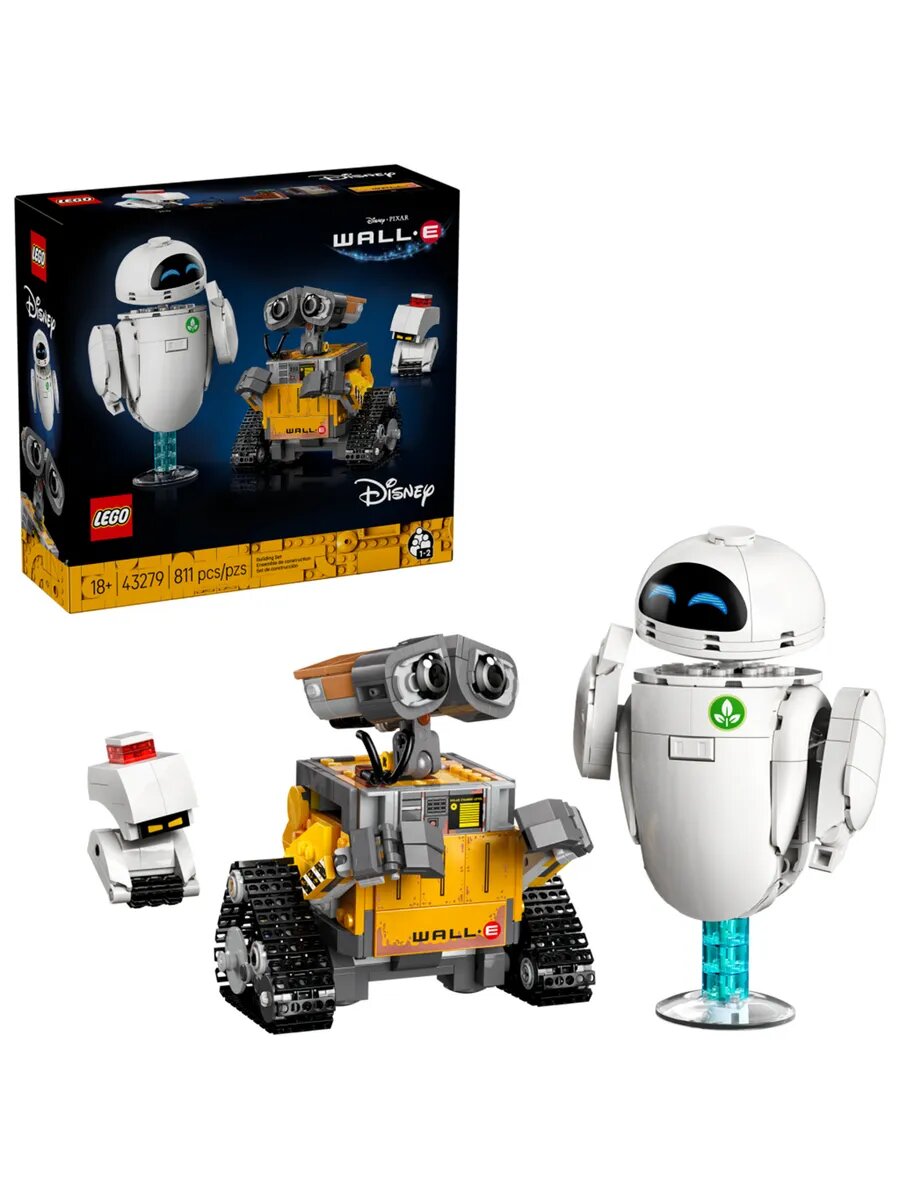 Конструктор LEGO "Уолли и Ева", коллекционная, 18+, 811 элементов