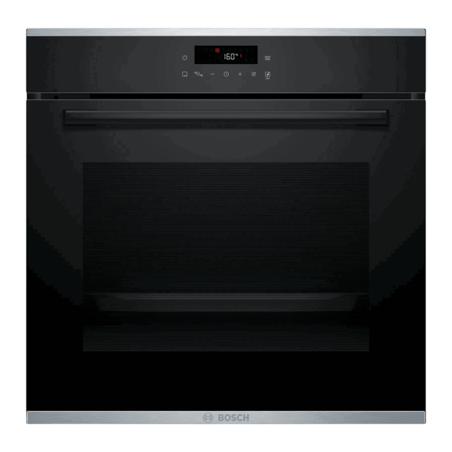 HBG272EB3 Bosch Serie 4, Встраиваемый духовой шкаф Bosch, Auto Pilot 10, объем 71 л , 7 режимов нагрева, 4D Hotair, тел