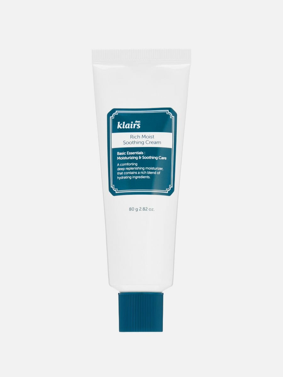 Dear, klairs Глубоко увлажняющий крем для лица Rich Moist Soothing Cream 80мл