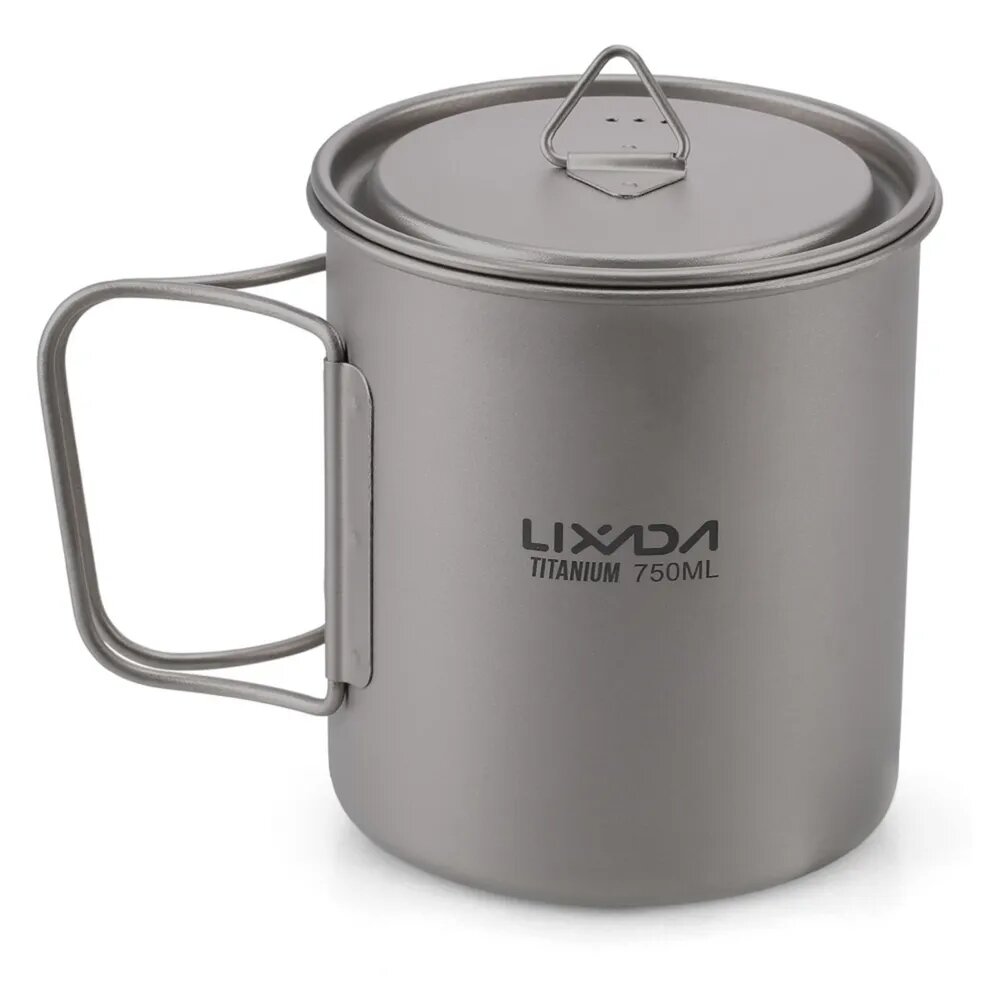 Lixada, 750 мл, Кружка титановая, Docool