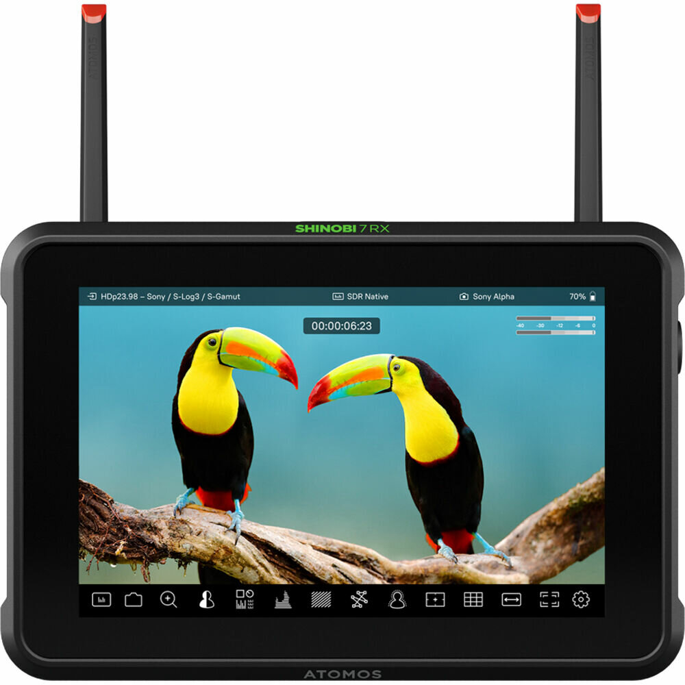 Монитор-видеосендер 7" Atomos Shinobi 7 RX HDMI/SDI HDR