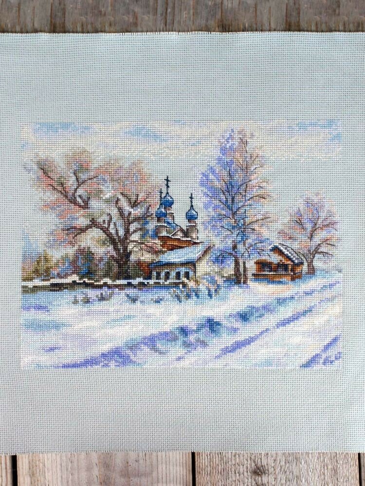 Вышивка Частичная, "Сельский храм" 14 Aida М. П. Студия (Россия) арт. НВ-914 — фото 1