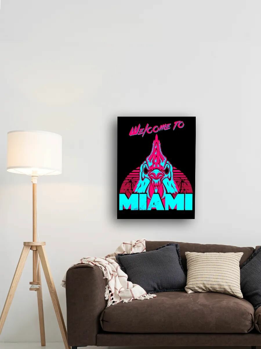 Постеры на стену Hotline Miami , плакат 1шт, А4 размер. — фото 1