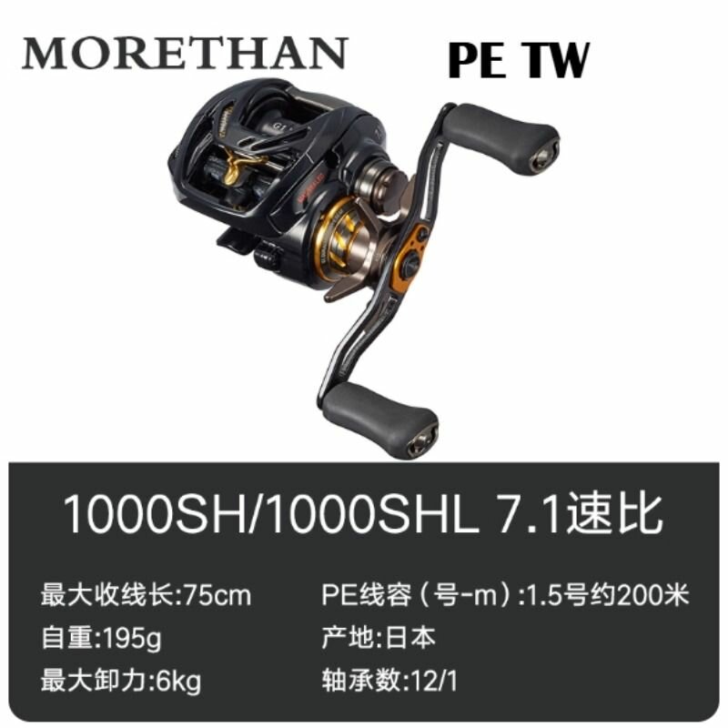 DAIWA MORETHAN PE TW Универсальная катушка для сверхдальней рыбалки