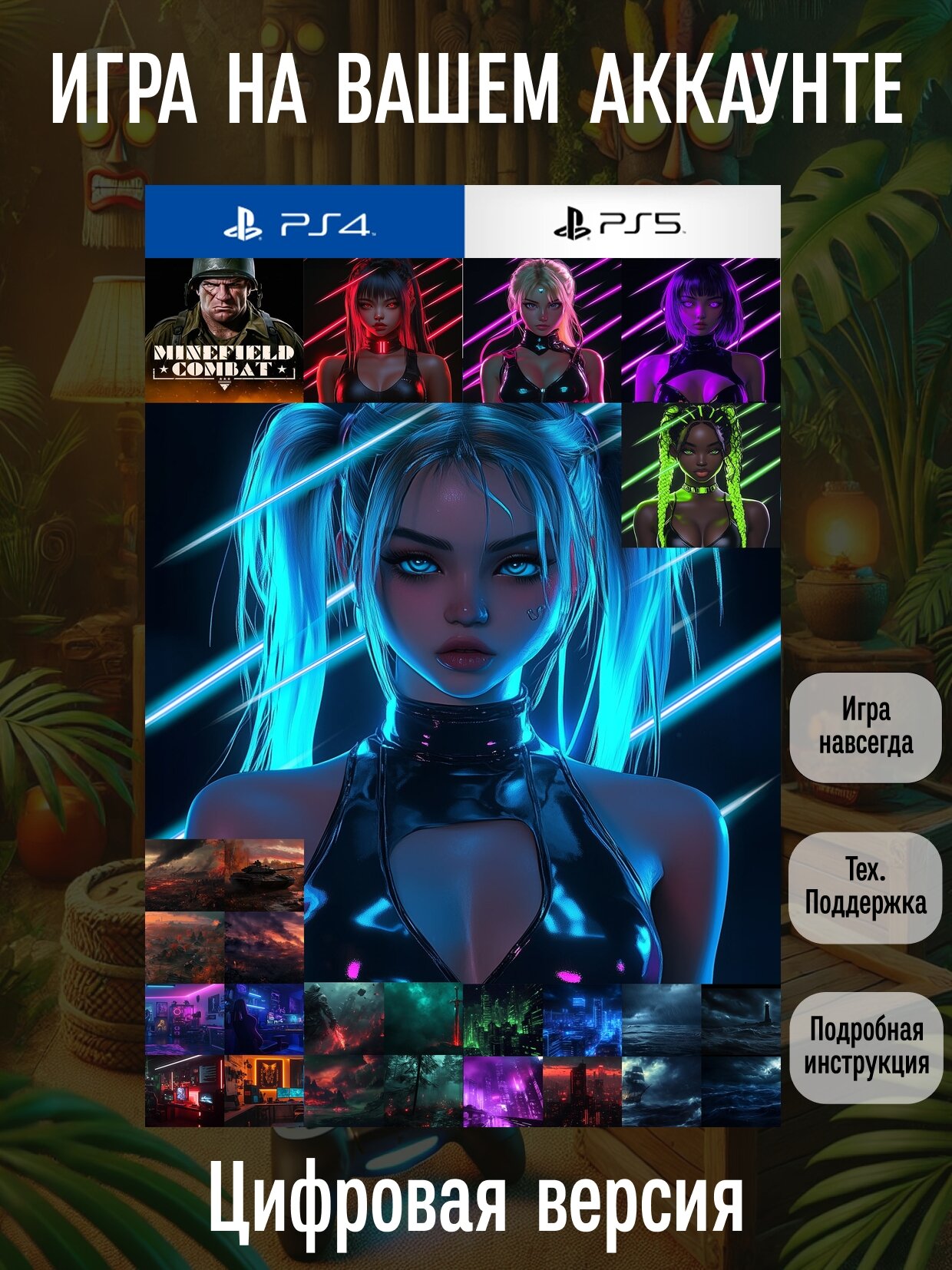Minefield Combat Epic Theme Avatar Bndl. | PlayStation 4/5 | английский язык | Шутеры
