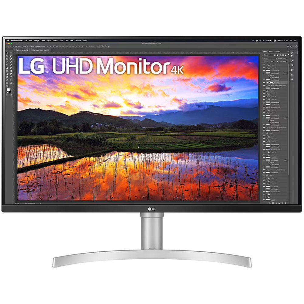 Монитор LG 31.5" 32UN650K-W черный IPS LED 16:9 HDMI M/M матовая HAS 1000:1 350cd 178гр/178гр 3840x2160 60Hz FreeSync DP 4K 8.2кг